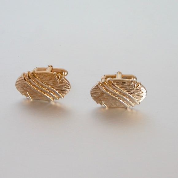 Anson | Accessories | Vtg Mid Century Modern Anson Cufflinks Gold Tone ...